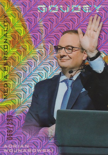 2021 Goodwin Champions Platinum Pink Parallel G28 Adrian Wojnarowski ...