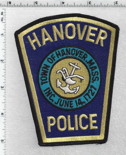Hanover Police (Massachusetts) 2nd Issue Shoulder Patch | eBay