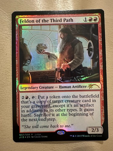 MTG - Feldon of the Third Path Judge Foil - LP | eBay