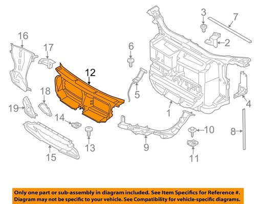 BMW Genuine X1 Series E84 Front Radiator Upper Air Duct 51642990178 for ...