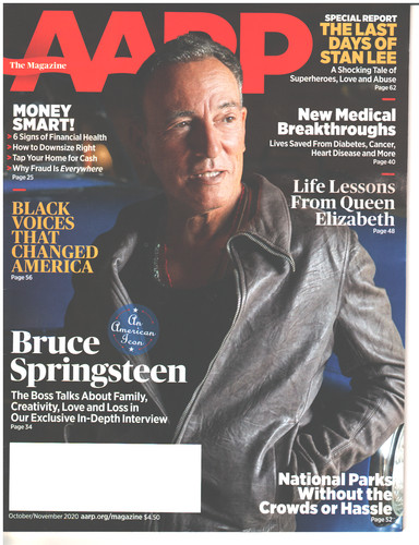 AARP Magazine October November 2020 Bruce Springsteen Last Days Of Stan ...