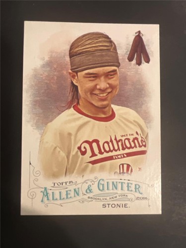 2016 Topps Allen & Ginter #107 Matt Stonie Hot Dog Eating Nathan's | eBay