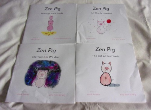 Set of 4 Zen Pig series picture books by Mark Brown #1-3 + 6 | eBay