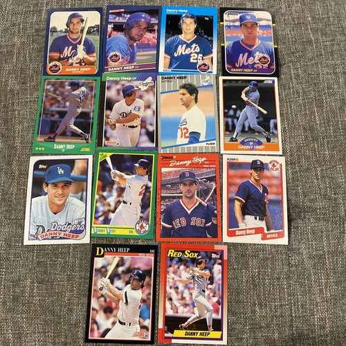 Danny Heep (14) Card Lot LA Dodgers | eBay