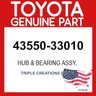43550-33010 Toyota OEM Genuine HUB & BEARING ASSY | eBay