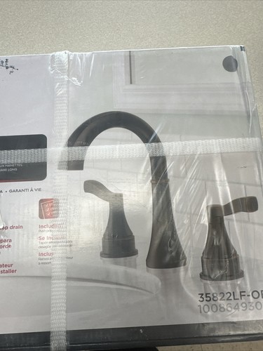 DELTA FARYN Two Handle Widespread Bathroom Faucet In Oil Rubbed Bronze ...