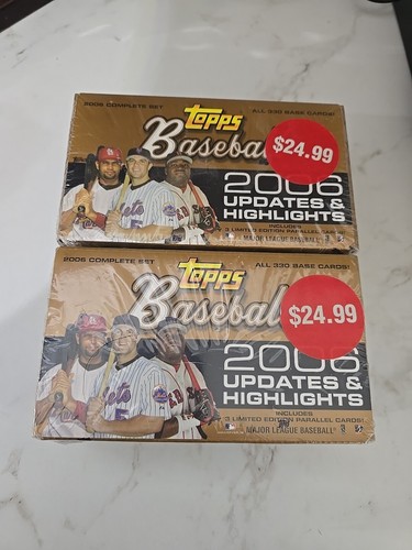Topps 2006 Updates and Highlights Complete Factory Sealed Set Lot Of 2 ...