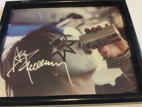 Kiss Ace Freeley Anahi Beer Signed Photo | eBay