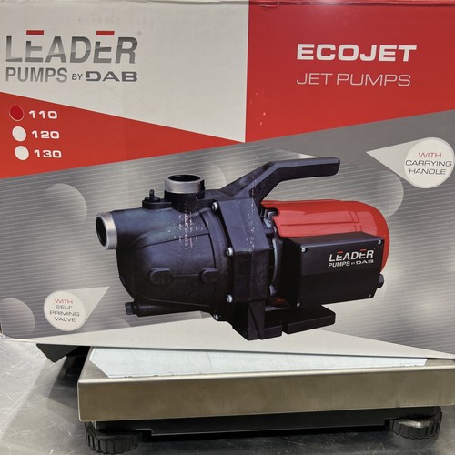 Leader Pumps Ecojet 110 115V, Self Priming Jet Water Pump 960 GPH, 1/2 ...