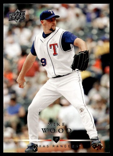 2008 Upper Deck Mike Wood Texas Rangers #215 | eBay
