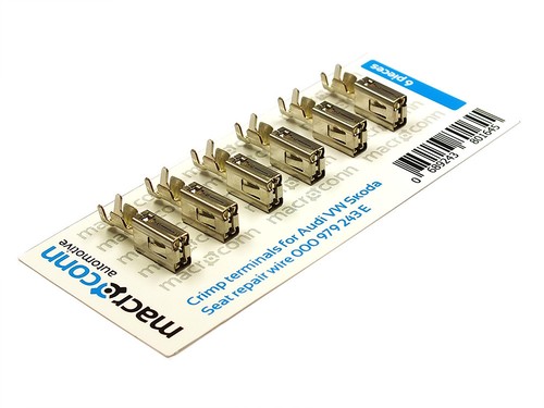 Audi VW Skoda Seat set of 6 crimp terminals (pins) for repair wire ...