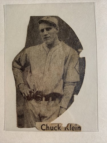 Chuck Klein Philadelphia Phillies 1939 Sporting News Baseball Panel | eBay
