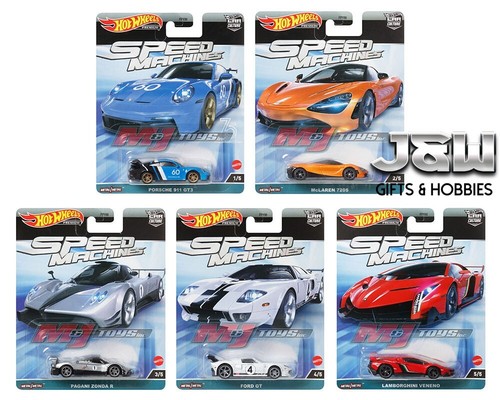 Hot Wheels Car Culture 2023 Speed Machines Set of 5 Cars FPY86-959A 1/ ...