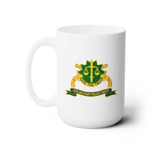 White Mug - 6th Military Police Group w Br - Ribbon | eBay