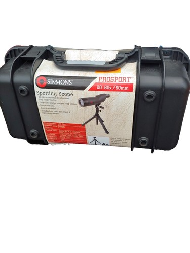 Simmons Prosport 20×60 Spotting Scope With Tri-pod | eBay