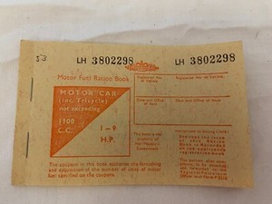 Motor Fuel Ration Book for sale | eBay
