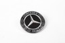 Genuine Mercedes-Benz Nero CORONA PIATTA Cofano Badge A0008171306 | eBay