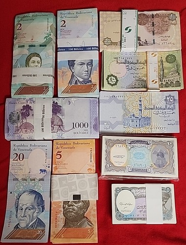 Wholesale Lot 100 Pcs Different Foreign Paper Money World Banknotes ...
