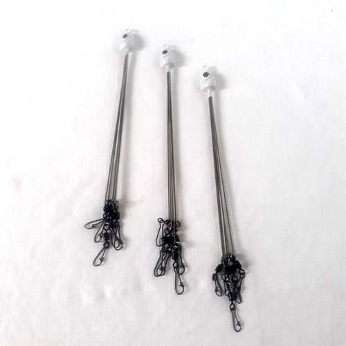 Alabama Rigs Qty. 3 - 1/2 oz. 7" Length 5 Wire Hvy. Duty Snaps Sold in ...