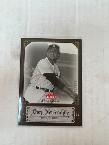Don Newcombe 2006 Fleer Greats Of The Game #29 NrMt | eBay