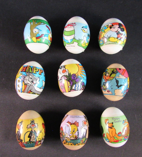 9 Vintage 1980’s Disney and Warner Brothers Easter Egg Art | eBay