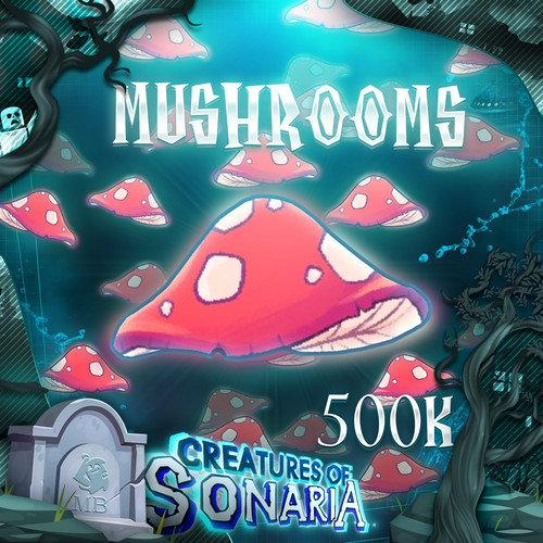 500k Mushrooms | COS | Creatures Of Sonaria | Roblox | Fast and Cheap ...