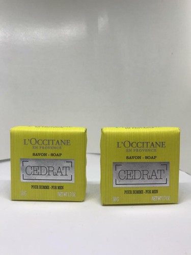 2 - L'occitane Cedrat for men Bar of soaps 1.7 OZ each Sealed | eBay ...