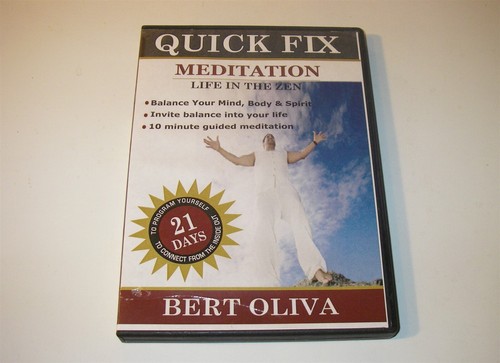 BERT OLIVA QUICK FIX MEDITATION LIFE IN THE ZEN DVD MOVIE B3509 | eBay
