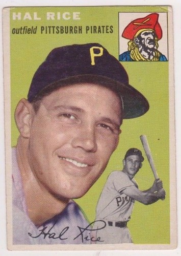 40% OFF 1954 Topps #95 Hal Rice - Pittsburgh Pirates, Very Good ...