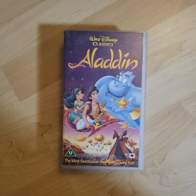 Aladdin (1992 film) VHS Films for sale | eBay