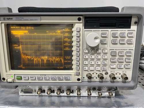 Hewlett-Packard HP 35670A Dynamic Signal Analyzer OPT 1D2 1D4 AY6 UFC ...