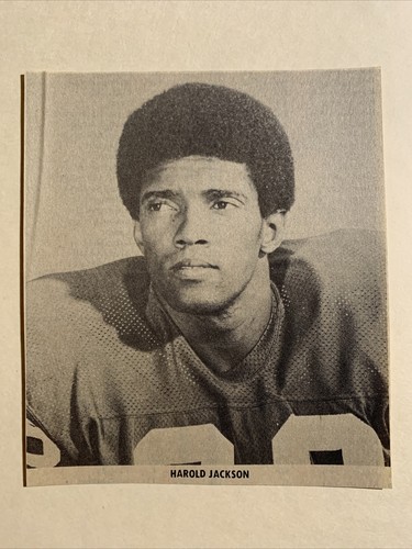 Harold Jackson Los Angeles Rams 1973 Gridiron YB Football Pictorial 5X6 ...
