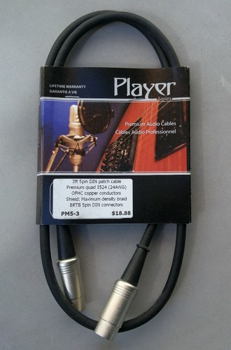 NEW BRTB PM5-3 midi cable 3ft. (1 meter) | eBay