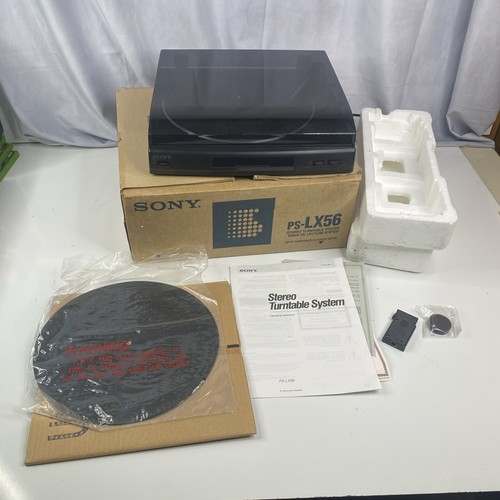 SONY PS-LX56 Servo Controlled Semi-Automatic Belt Drive Turntable ...