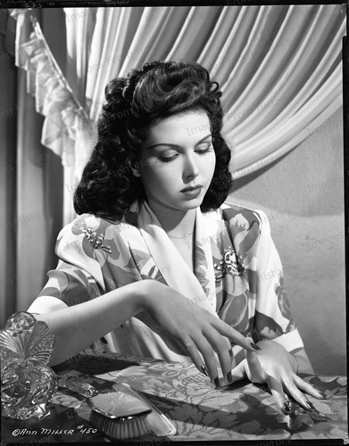 8x10 Original Camera Negative Ann Miller Portrait #1010295 | eBay