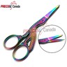 2 Pc Titanium Color Rainbow Craft Embroidery Scissors Sewing 3.5 ...