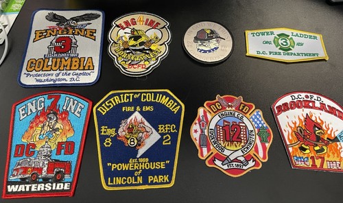 District of Columbia Fire and EMS Patches Lot **Super Rare* Engine ...