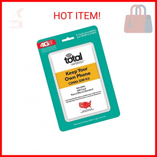 Total Wireless Keep Your Own Phone 3-in-1 Prepaid SIM Kit | eBay