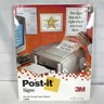 3M Post It Signs 30 Full Size Sheets 8 1/2 by 11 Sealed Package Vintage ...