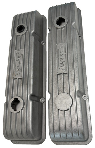 WIEAND Chevy Small Block SBC 283 327 350 400 Valve Cover 5 Finned Pair ...