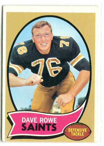 DAVE ROWE 1970 Topps #101 ROOKIE Penn State SAINTS | eBay