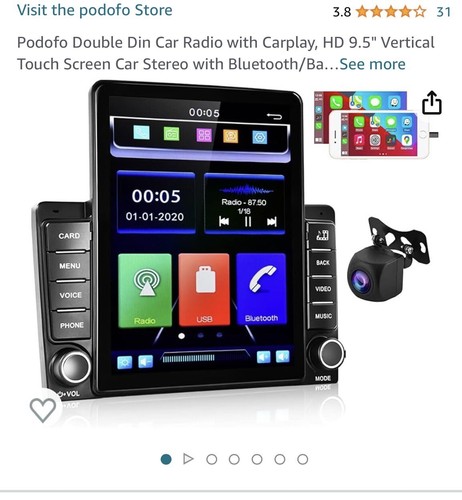 10in Android 12 Double 2DIN Car Stereo Radio Vertical Apple carplay ...