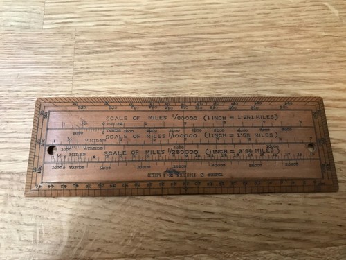 nice old high quality stanley ruler rule protractor wood wooden | eBay