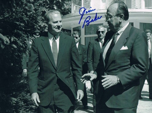 USA Sec. of State James Baker 1930- autograph signed 7"x9" photo | eBay