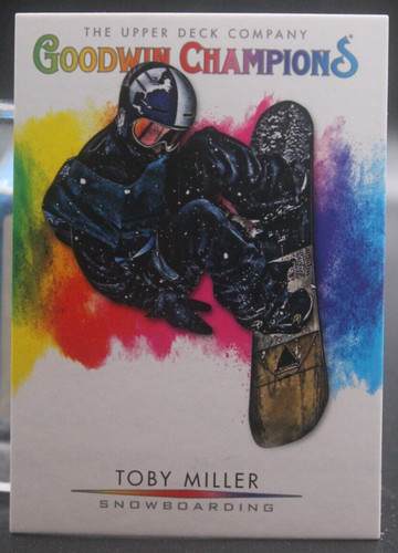 Toby Miller (Snowboarding) - 2021 Upper Deck Goodwin Champions Splash ...