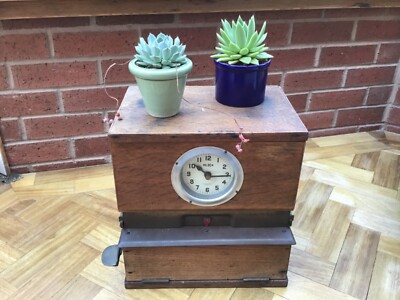 Clocking in Machine in Other Antique Clocks (1900-Now) for sale | eBay UK