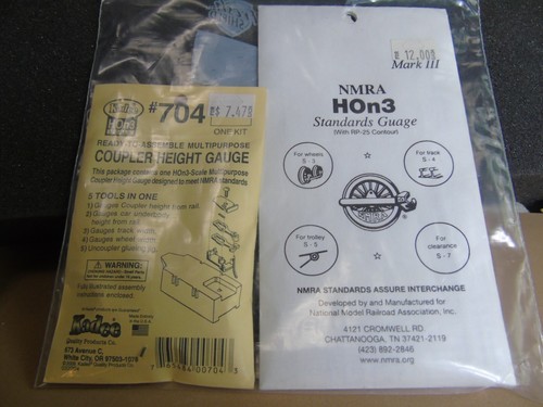 HOn3 tools, KaDee Coupler height gauge and NMRA track Gauge | eBay
