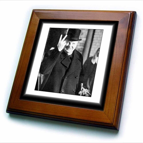 3dRose Vintage Photo Of Winston Churchill.jpg 8x8 Framed Tile | eBay