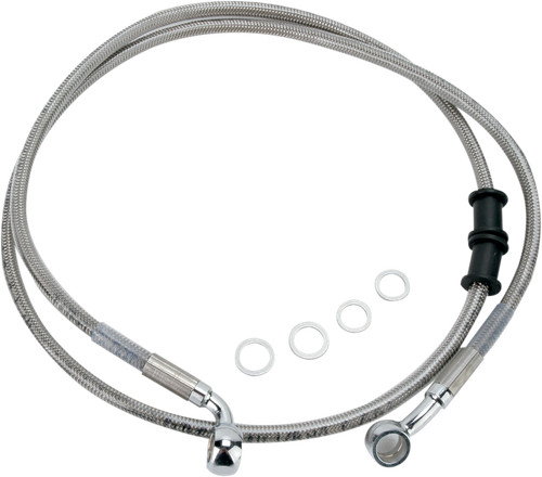 Drag Front Brake Line Stainless Softail FXST 2008-2010 Harley-Davidson ...