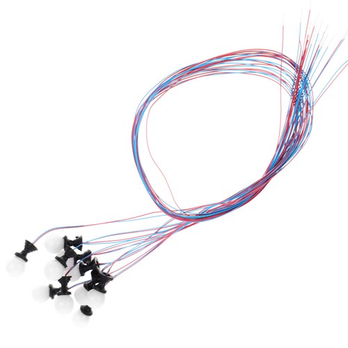 10 Pcs Tiny Pillar Lamp Model Mini Yard Post Lights DIY Sand Table ...